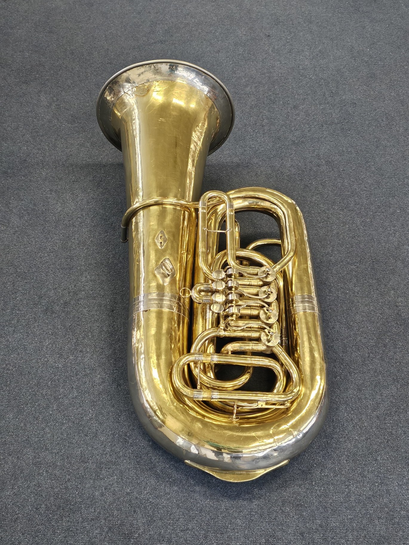 1900s Gebr. Alexander Mainz mod. 164 6/4 BBb Kaiser Tuba €3949 – The ...